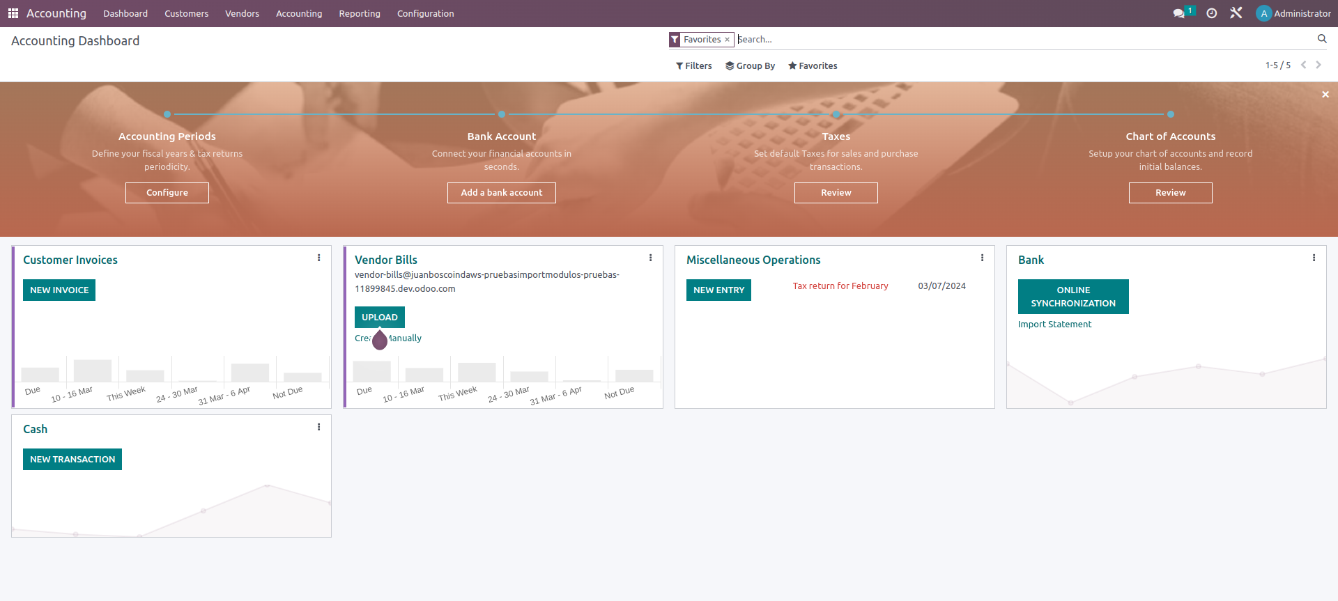 Odoo Accounting | INDAWS